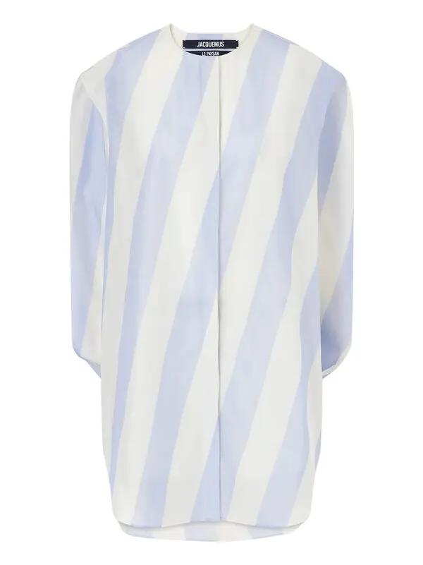 Jacquemus Striped Cotton-blend Shirt Dress - Multi