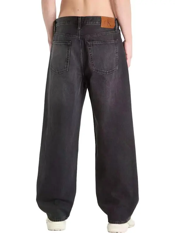 Calvin Klein Five-pocket Loose-fit Jeans - Grey