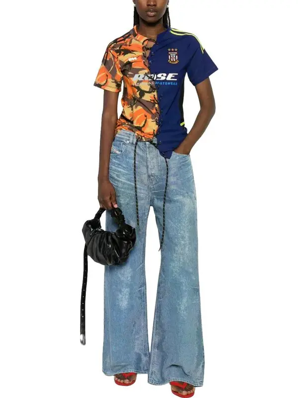 DIESEL® 1996 D-sire Relaxed Low Waist Wide Leg Jeans - Blue