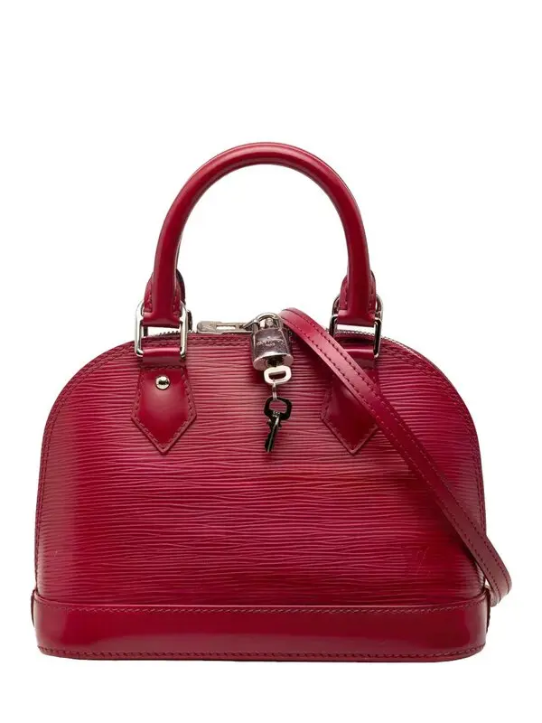 LOUIS VUITTON Epi Leather Alma Bb Satchel - Pink