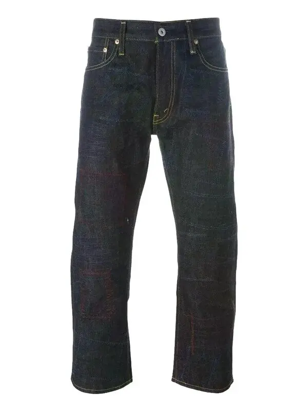 Junya Watanabe Cropped Jeans - Black
