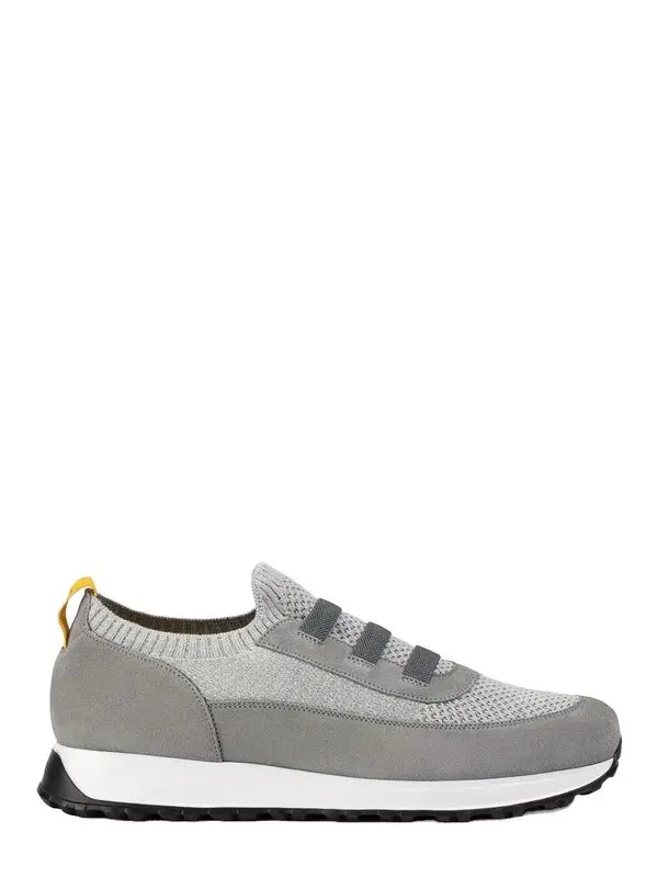 DOUCAL'S Suede Panelled Sneakers - Grey
