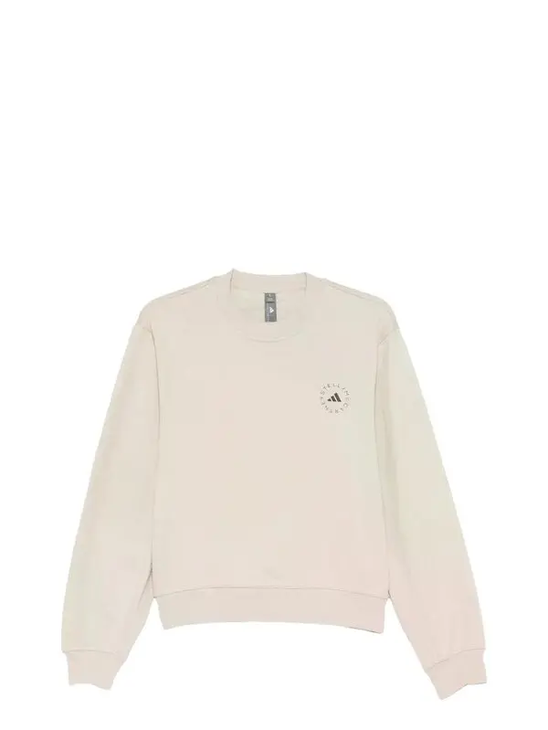 Adidas By Stella McCartney Logo-detail Sweatshirt - Neutrals