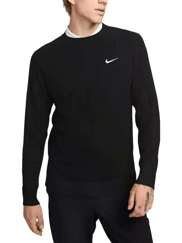 Nike Knit Crew Neck Sweatshirt - Black