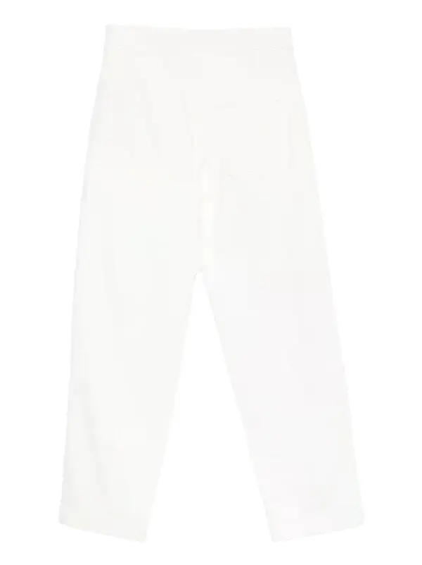 Eleventy Belt-loops Trousers - White