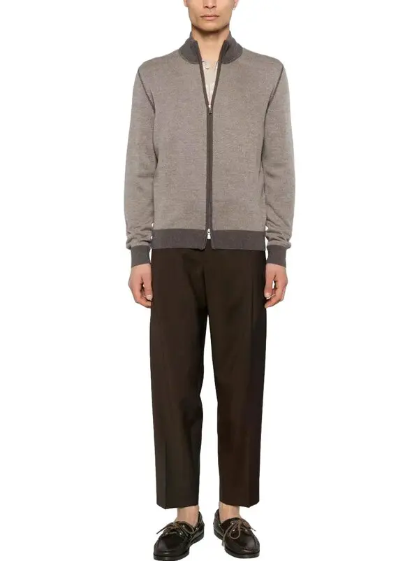 BRIGLIA 1949 Arnos Pleated Trousers - Brown