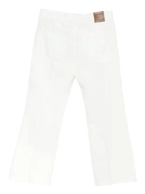 TOTEME Kick Belt-loops Jeans - White