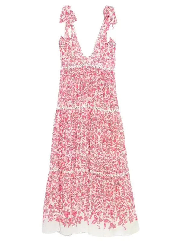 Poupette St Barth Perla Maxi Dress - Pink