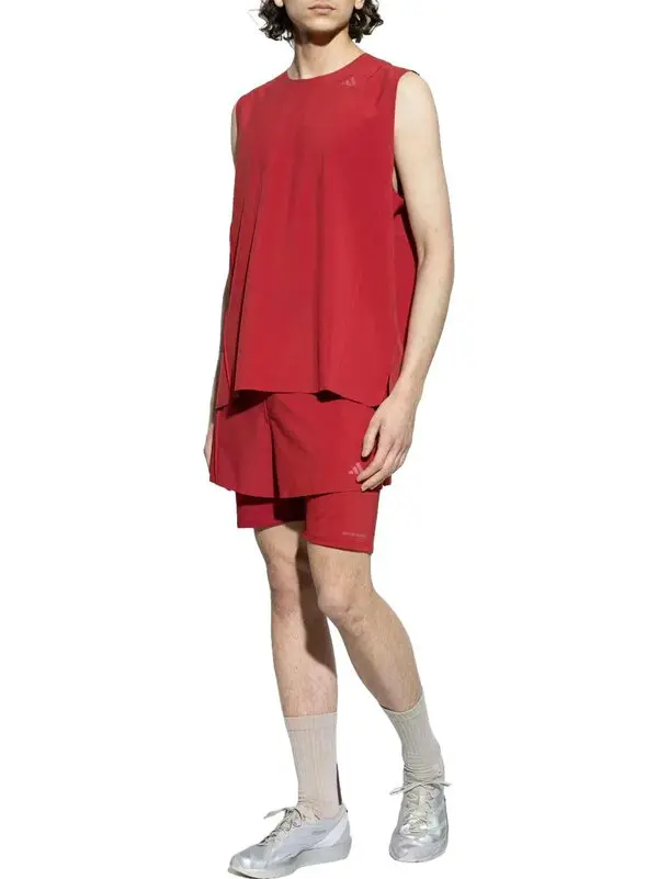 Adidas X Entire Studios Layered Shorts - Red