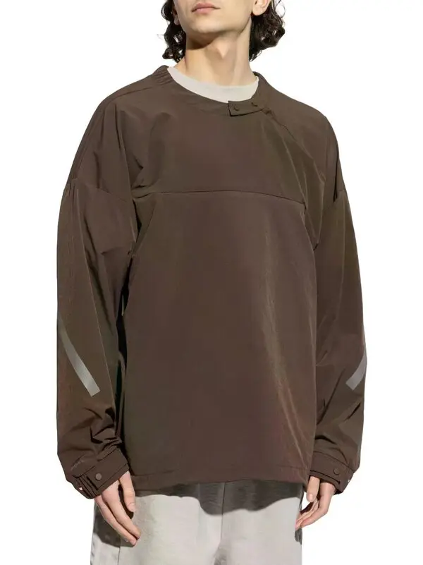 Adidas X Entire Studios Z.n.e. Buttoned Sweatshirt - Brown