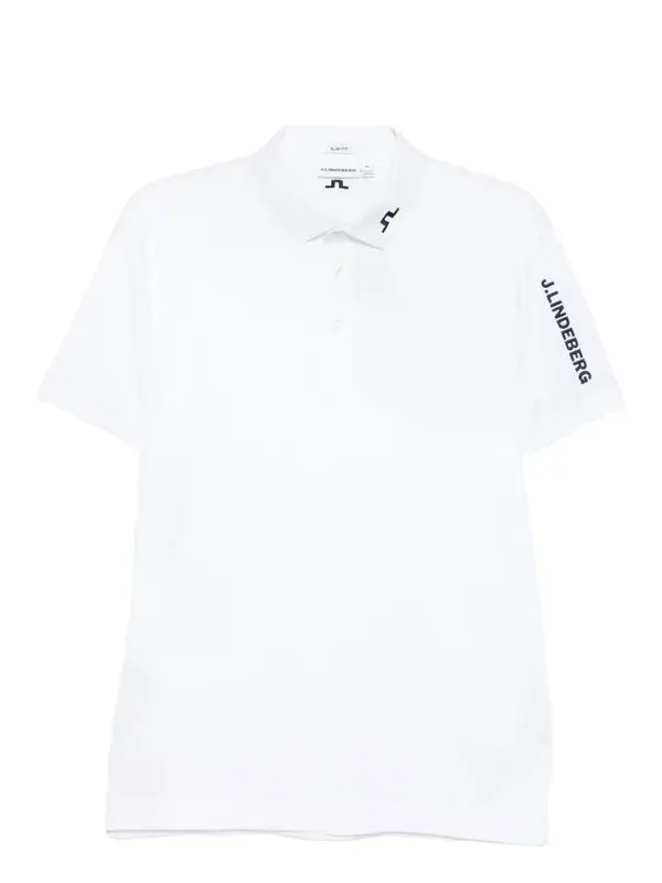 J. Lindeberg Logo-detail Polo Shirt - White