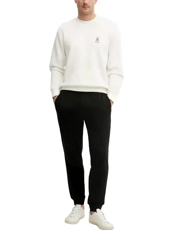 Armani Exchange Embroidered Sweatshirt - White
