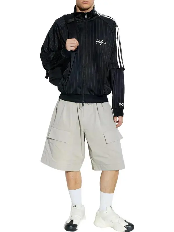 Y3 Cargo Drawstring Shorts - Neutrals