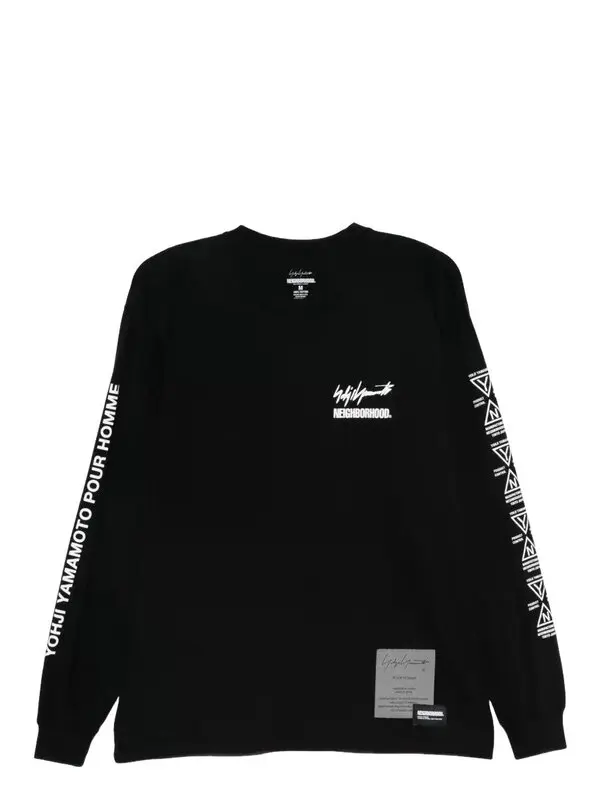 Yohji Yamamoto X Neighborhood Long-sleeve Sweatshirt - Black
