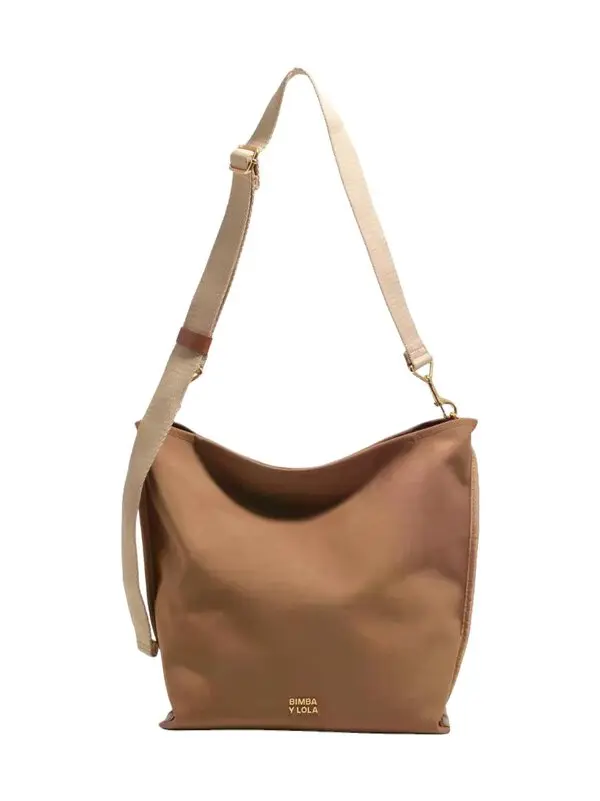 Bimba Y Lola Medium Cinnamon Gabardine Carlino Bag - Brown