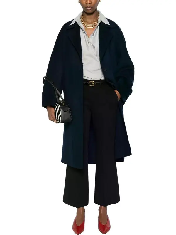 JOSEPH Franco Single-breasted Coat - Blue