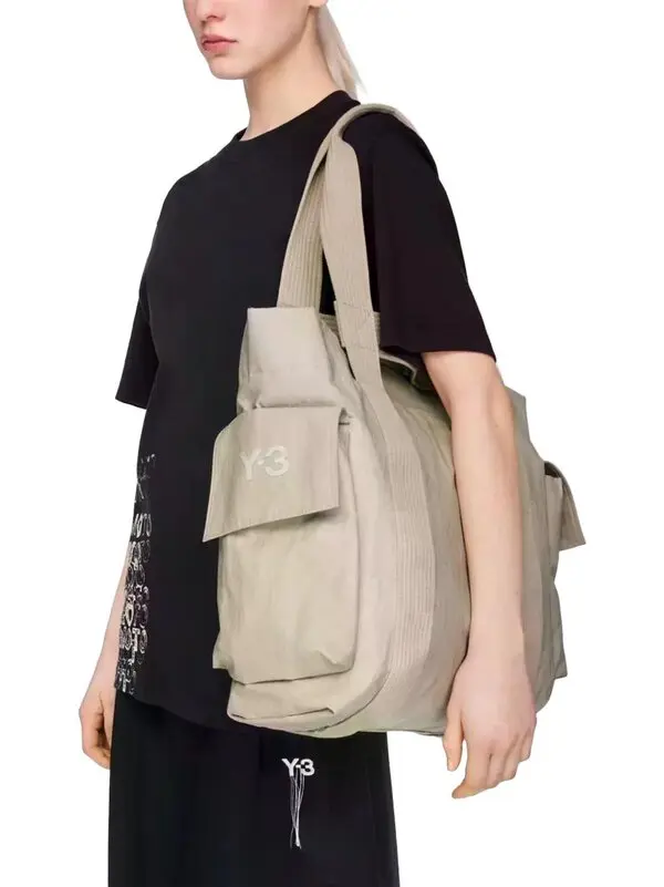 Y3 Flap-pocket Shoulder Bag - Brown