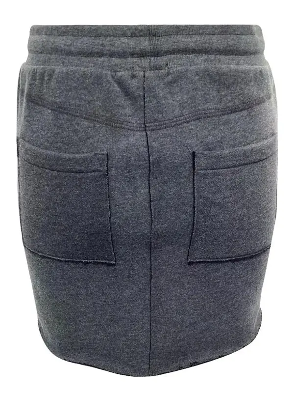 ATM Anthony Thomas Melillo Drawstring-fastening Mini Skirt - Grey