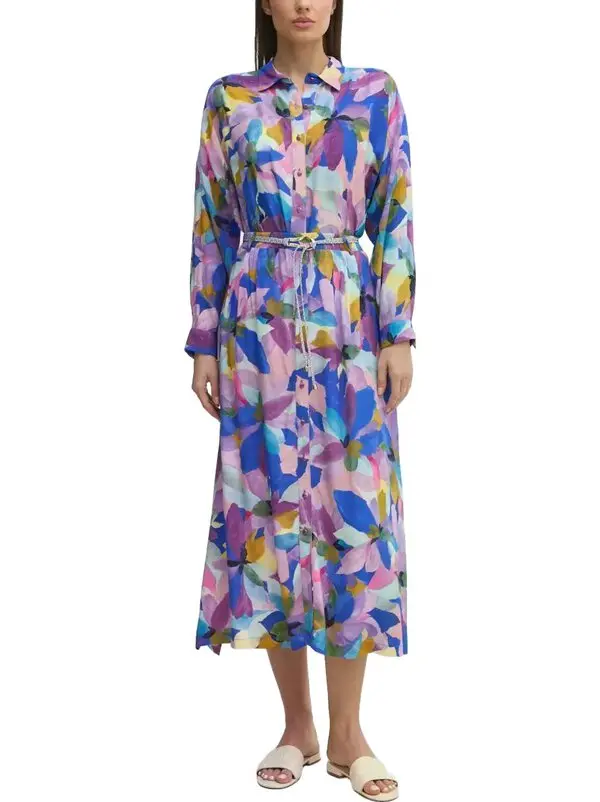 LA PETITE FRANÇAISE Cheryl Floral Shirt - Blue