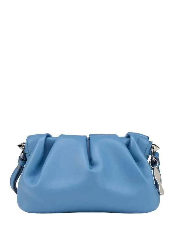 CHRISTIAN LOUBOUTIN Eva Mini Leather Cross-body Bag - Navy