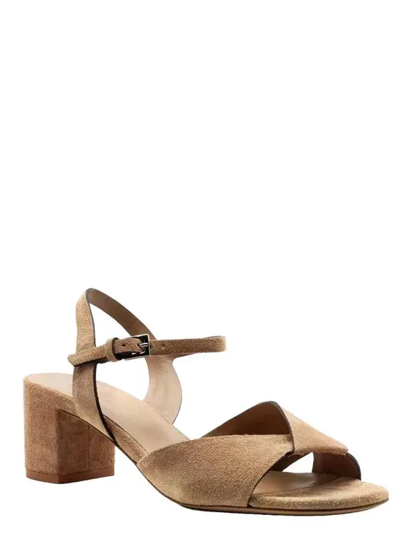 DEL CARLO Sude Ankle-strap Sandals - Neutrals