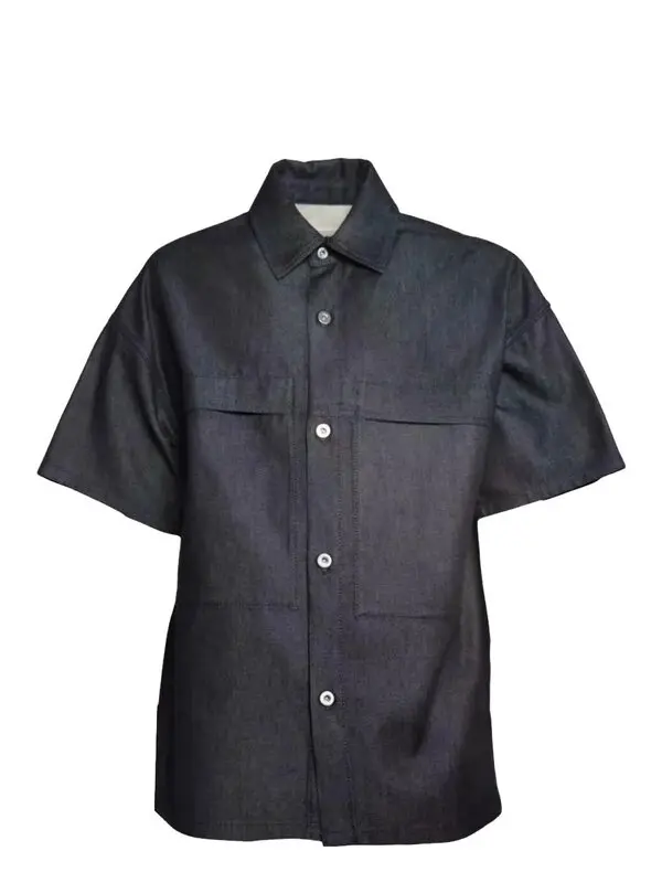 JIL SANDER Short-sleeve Pocket Shirt - Blue