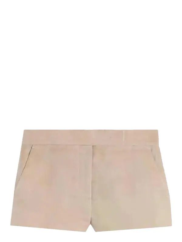 Max Mara Tailored Shorts With Button Detail - Neutrals