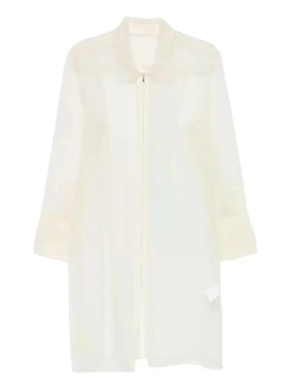 SYSTEM Zip Cuffed Coat - Neutrals