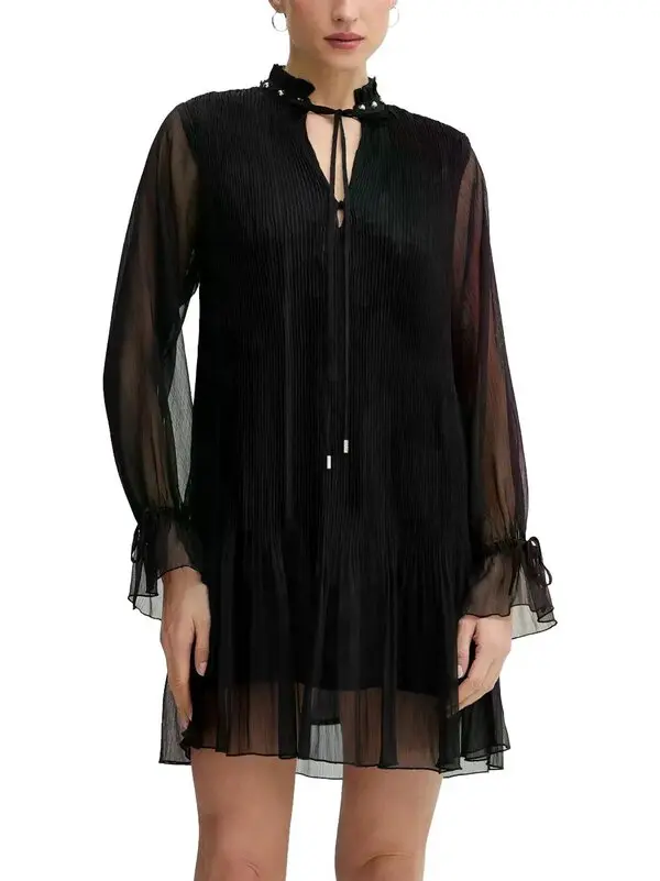 Liu Jo Long-sleeve Mini Dress - Black