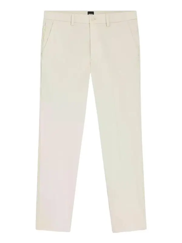 BOSS Button-fastening Trousers - Neutrals
