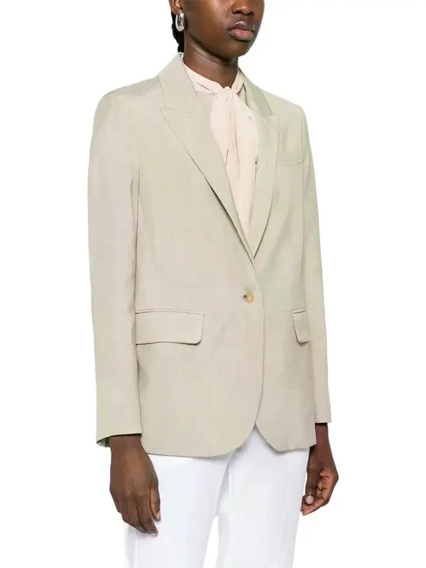 FORTE_FORTE Flap-pocket Blazer - Neutrals