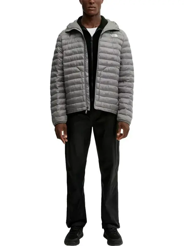The North Face Hooded Padded Jacket - Grey