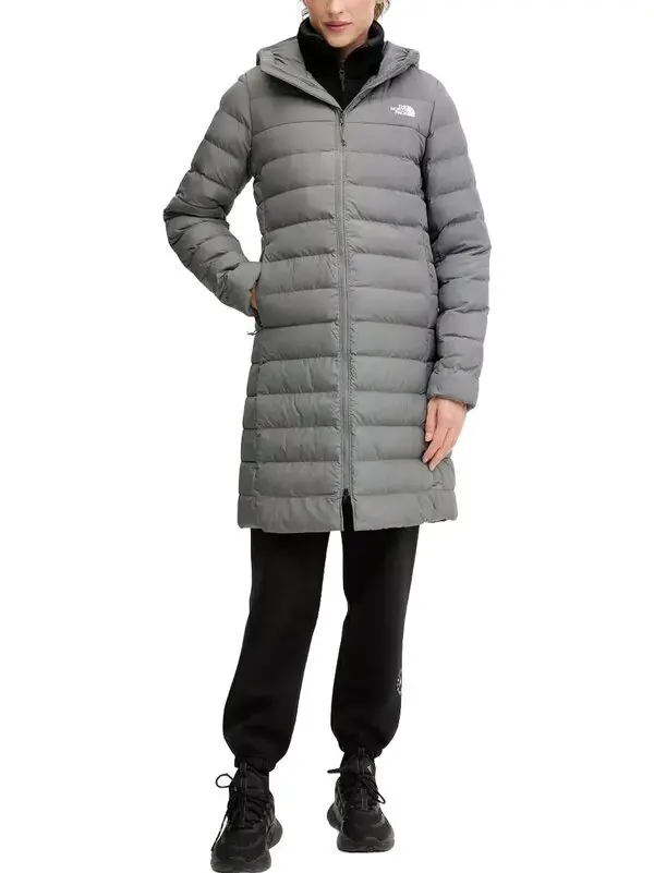 The North Face Hooded Quilted Coat - Grey