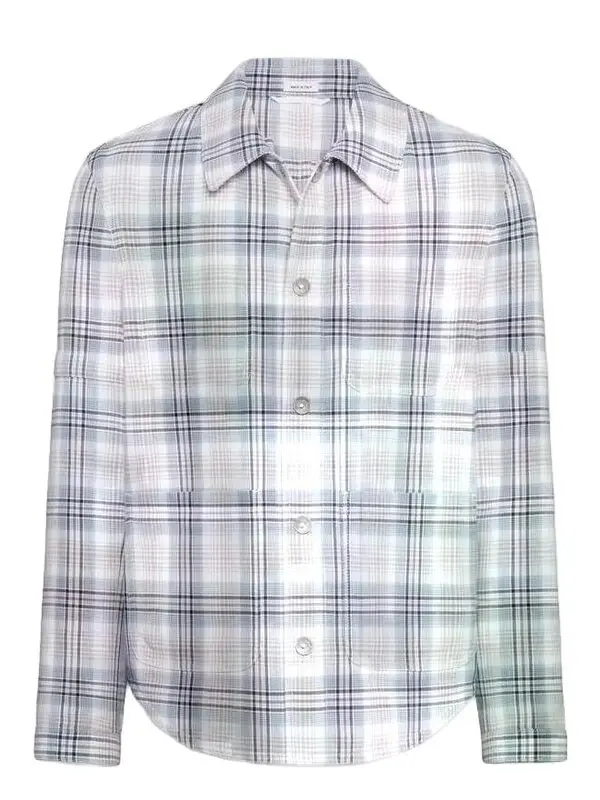 Thom Browne Plaid Utility Jacket - White