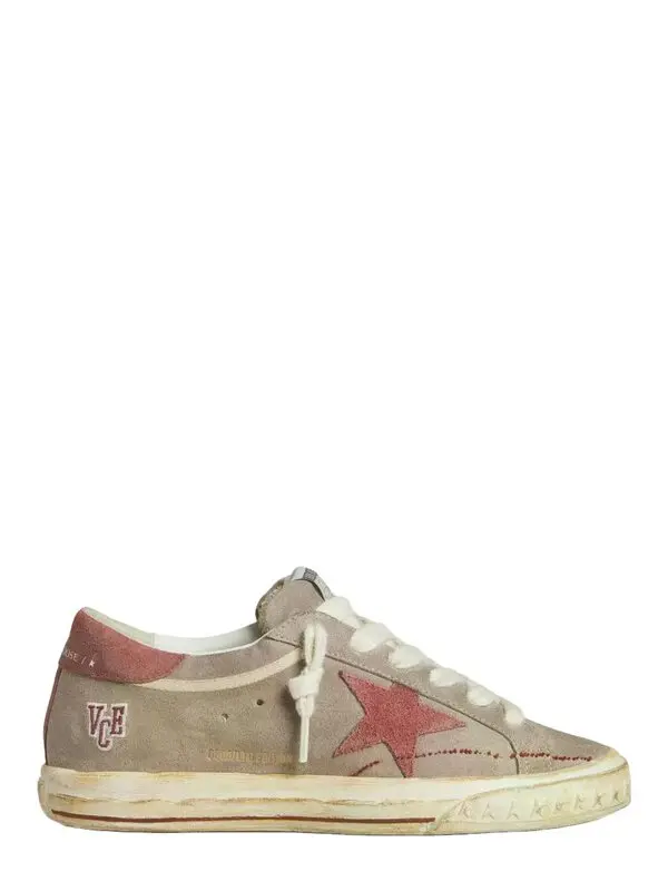 GOLDEN GOOSE Super-star Suede Star Sneakers - Neutrals