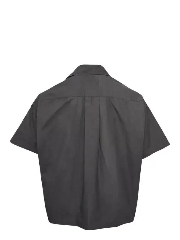 Mihara Yasuhiro Short-sleeve Oxford Shirt - Grey
