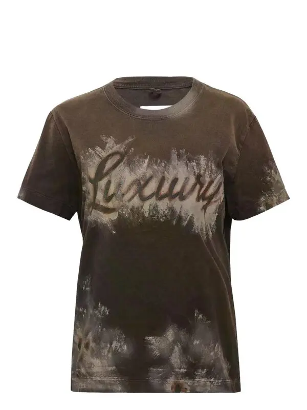 DOUBLET Luxury Mud Paint T-shirt - Brown