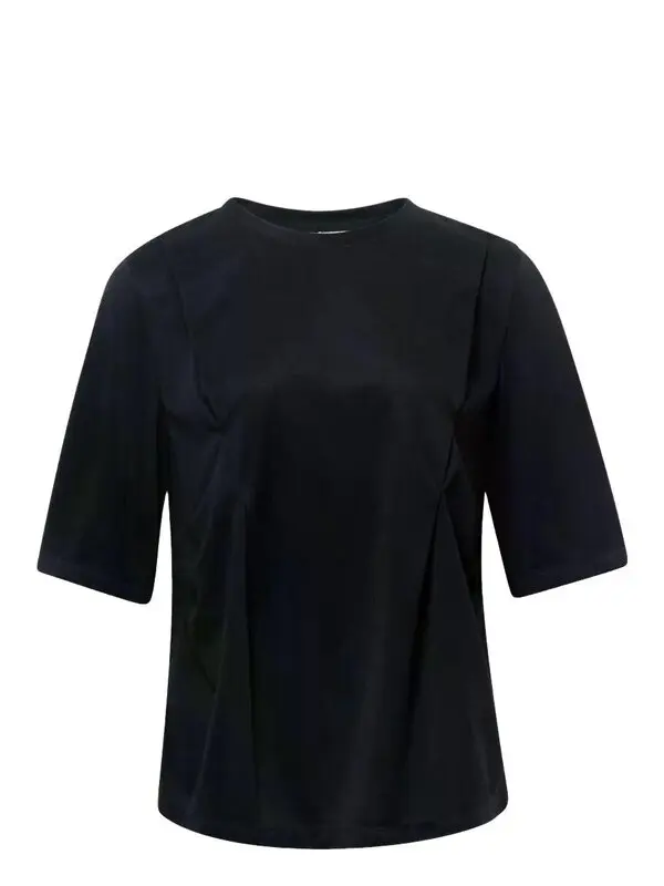 KUMANN YHJ Panelled Ponte T-shirt - Black
