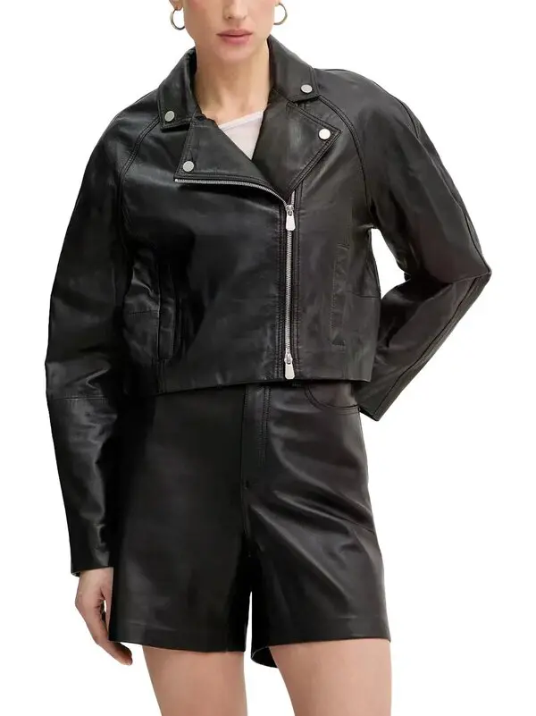 Pinko Zip-up Jacket - Black