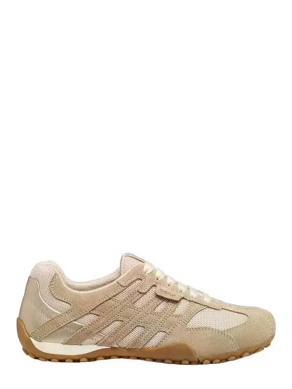 Geox Mesh Panelled Sneakers - Neutrals