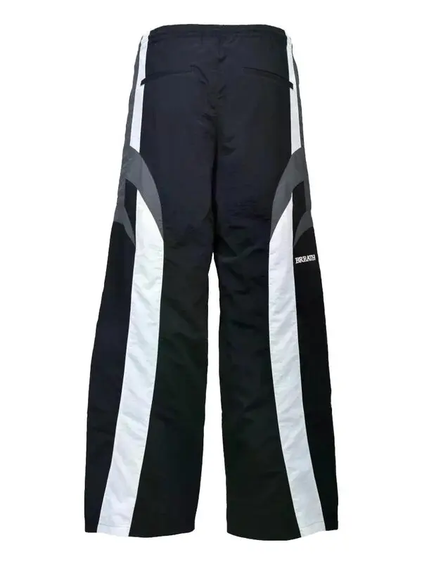 BREATH Stripe Trousers - Black
