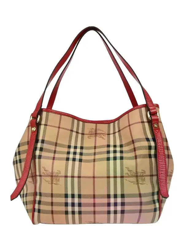 Burberry Check Tote Bag - Neutrals