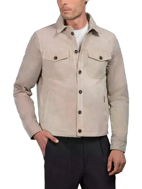 MOORER Furini Shirt Jacket - Neutrals