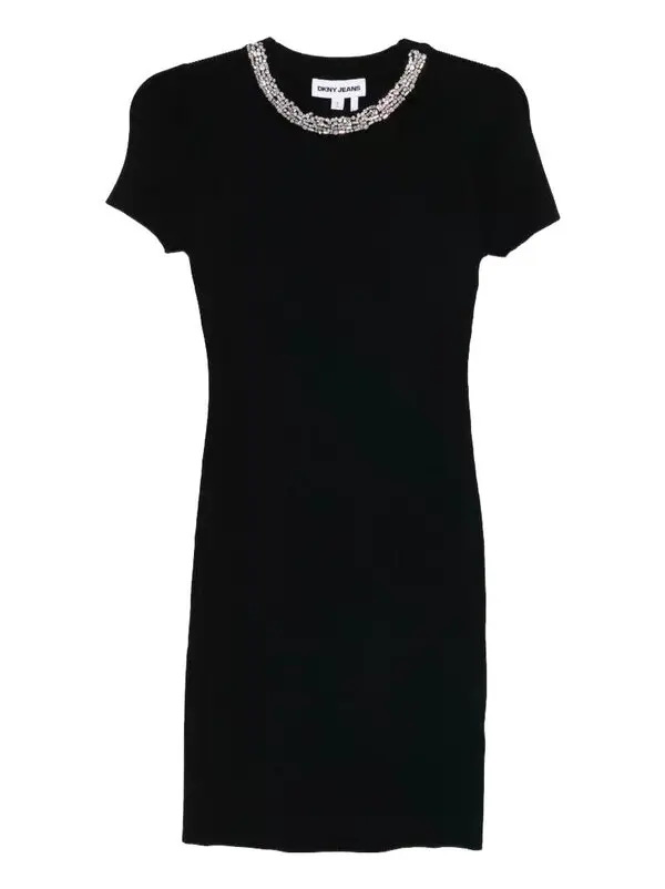 Dkny Short-sleeve Mini Dress - Black