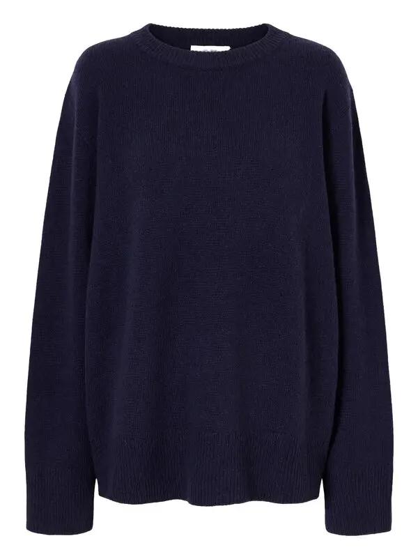 THE ROW Sibem Wool And Cashmere-blend Sweater - Blue