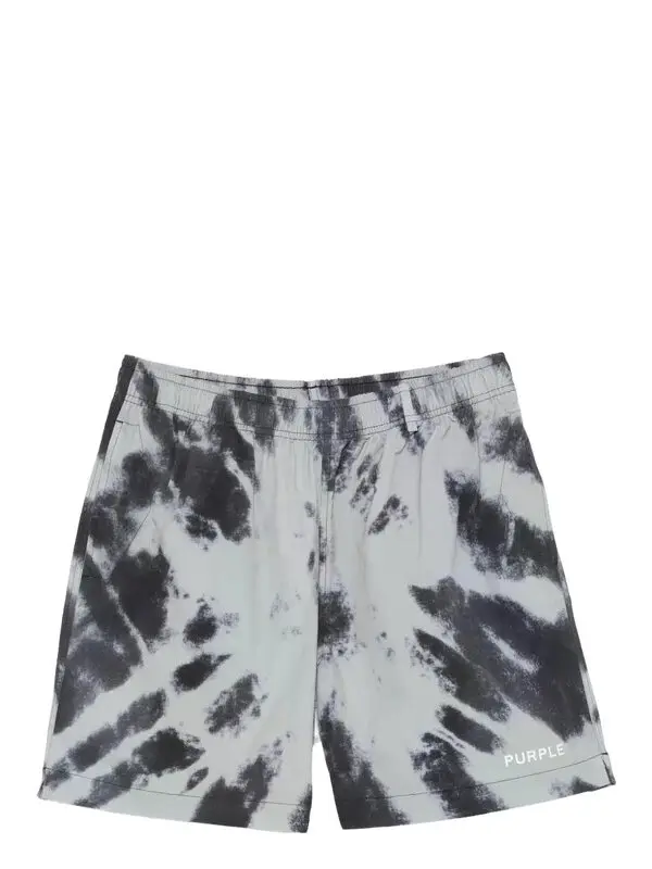 PURPLE BRAND Tie Dye Shorts - Grey