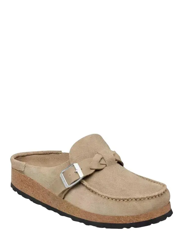 BIRKENSTOCK Buckley Braided Detail Moccasin Toe Clogs - Neutrals
