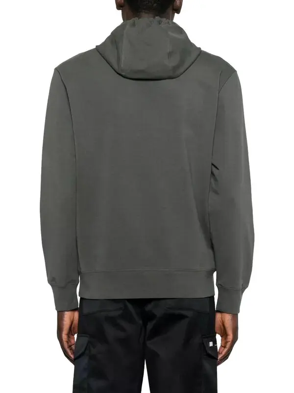 C.P. COMPANY Logo-detail Hoodie - Grey