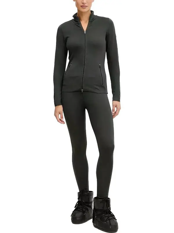 NEWLAND Patterned Perfomance Leggings - Black