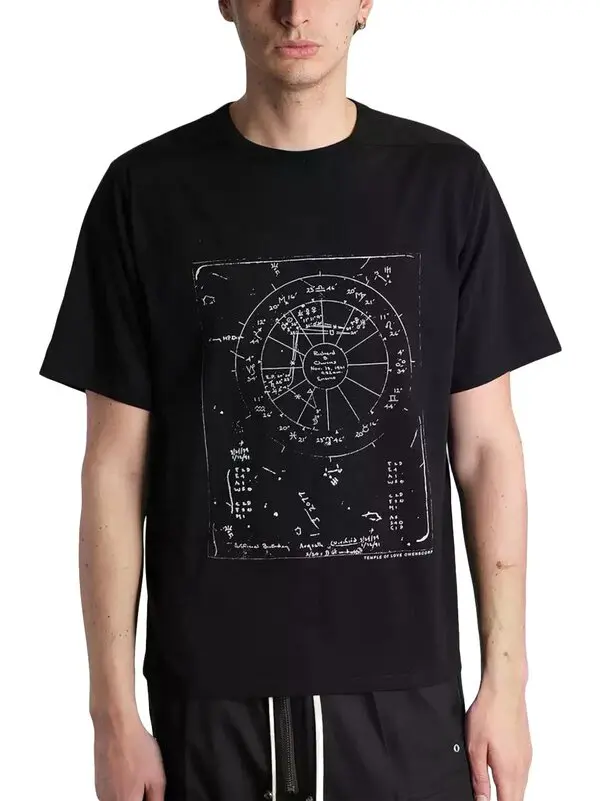 Rick Owens Graphic Short-sleeve T-shirt - Black